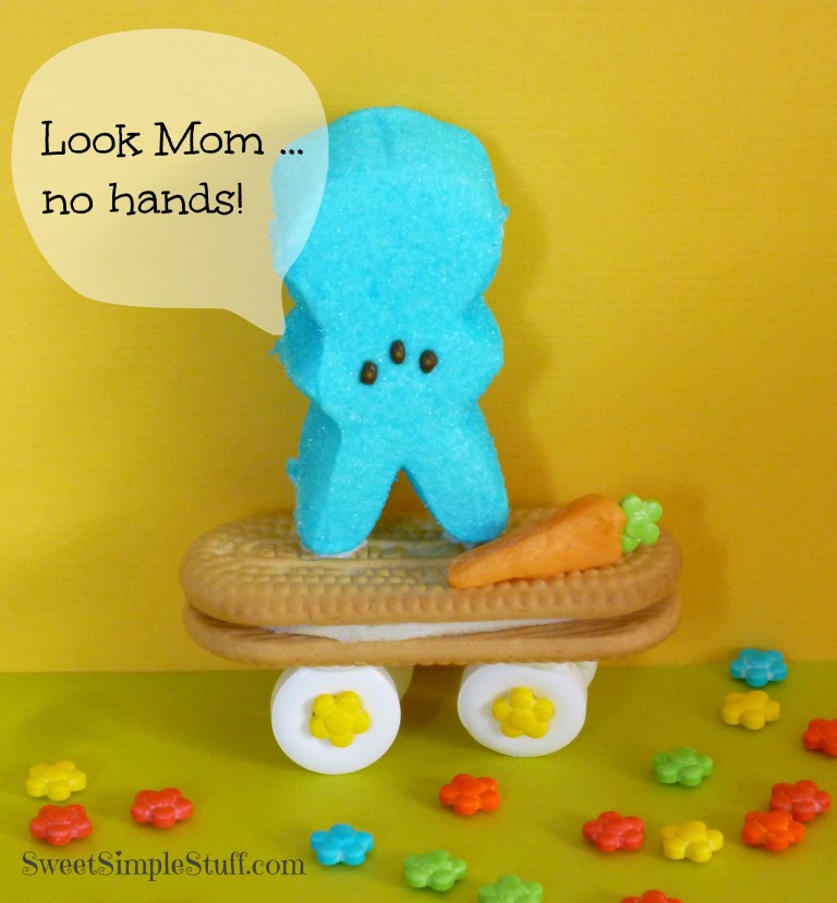 Skateboarding Bunnies … Peeps? | SWEET SIMPLE STUFF