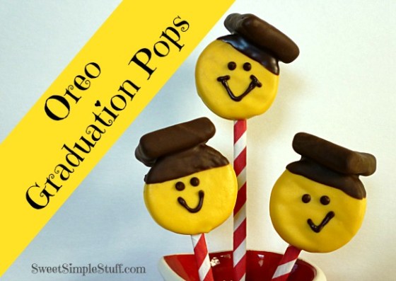 Oreo Graduation Pops | SWEET SIMPLE STUFF