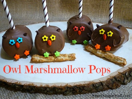 Owl Pops | SWEET SIMPLE STUFF