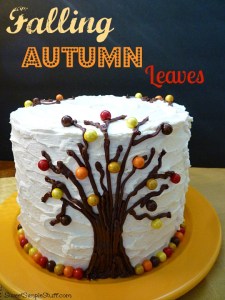 A Tall Cake with Autumn Colors | SWEET SIMPLE STUFF