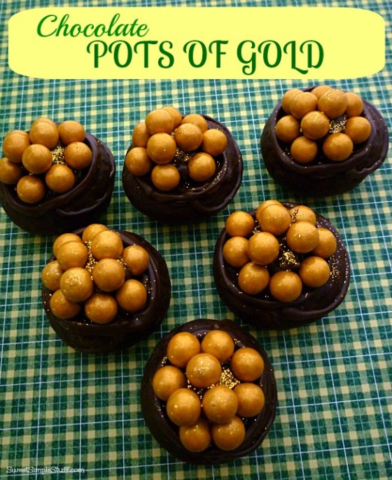 Chocolate Pots of Gold | SWEET SIMPLE STUFF