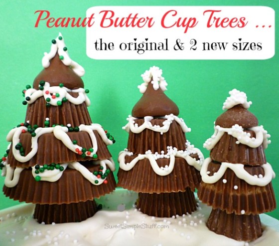 Reese’s Peanut Butter Cup Christmas Trees, the original, plus two new ...