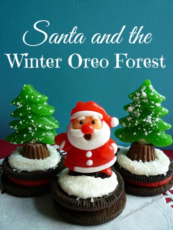 Santa and Christmas Tree Oreos … fast and easy | SWEET SIMPLE STUFF